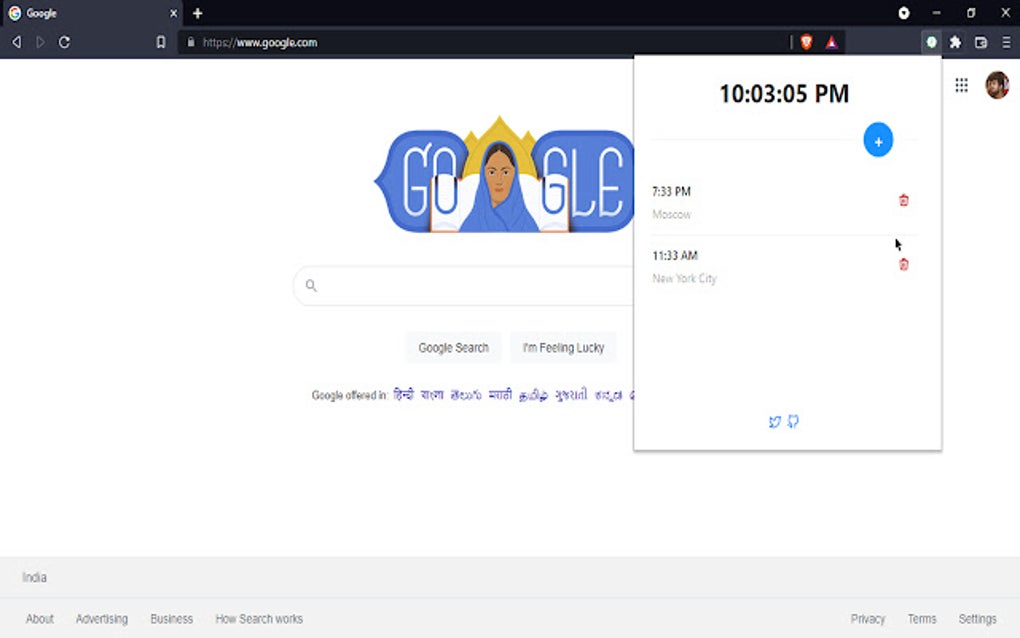World Clock para Google Chrome - Extensión Descargar