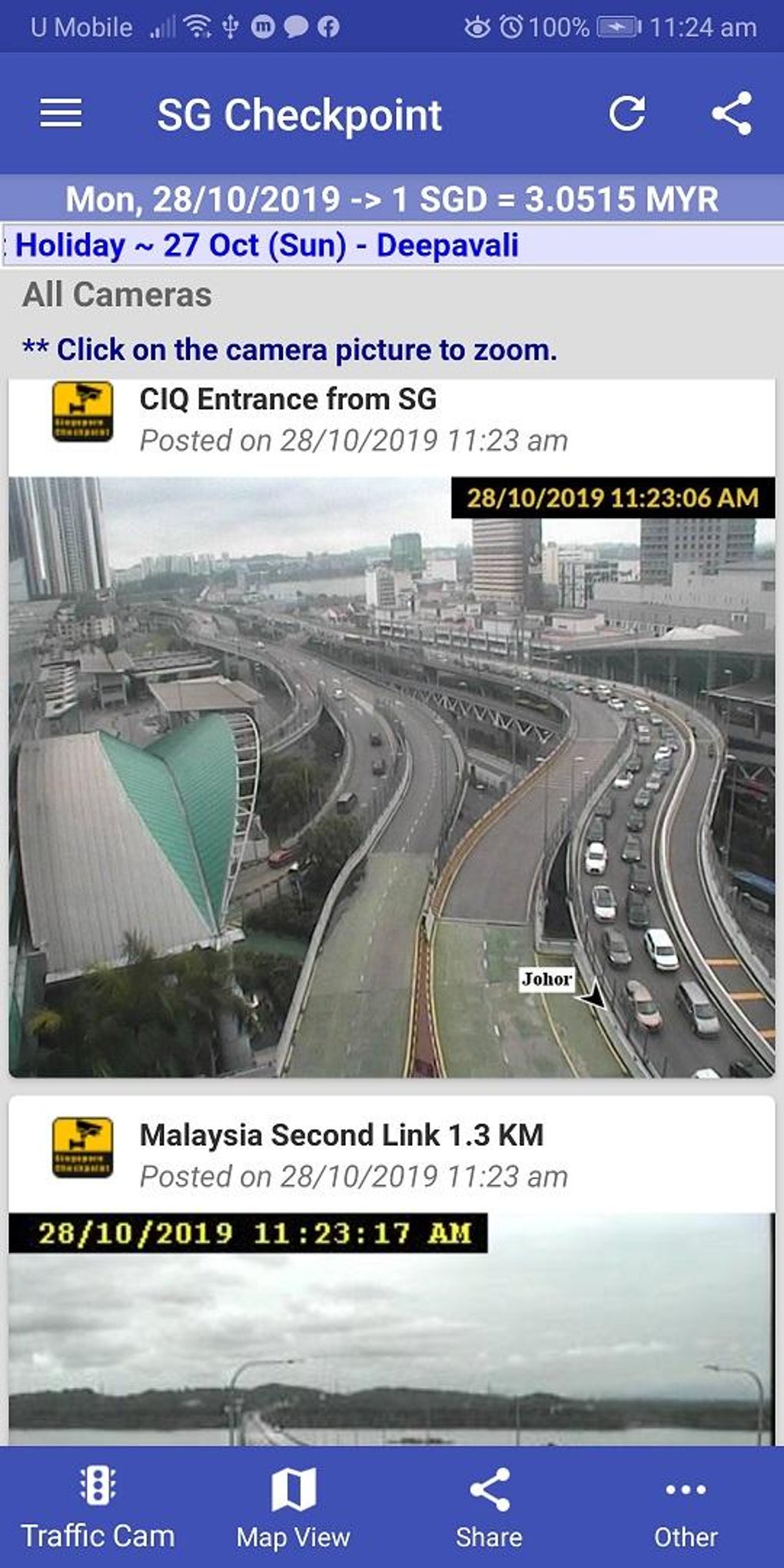 Singapore Checkpoint Traffic for Android - Download
