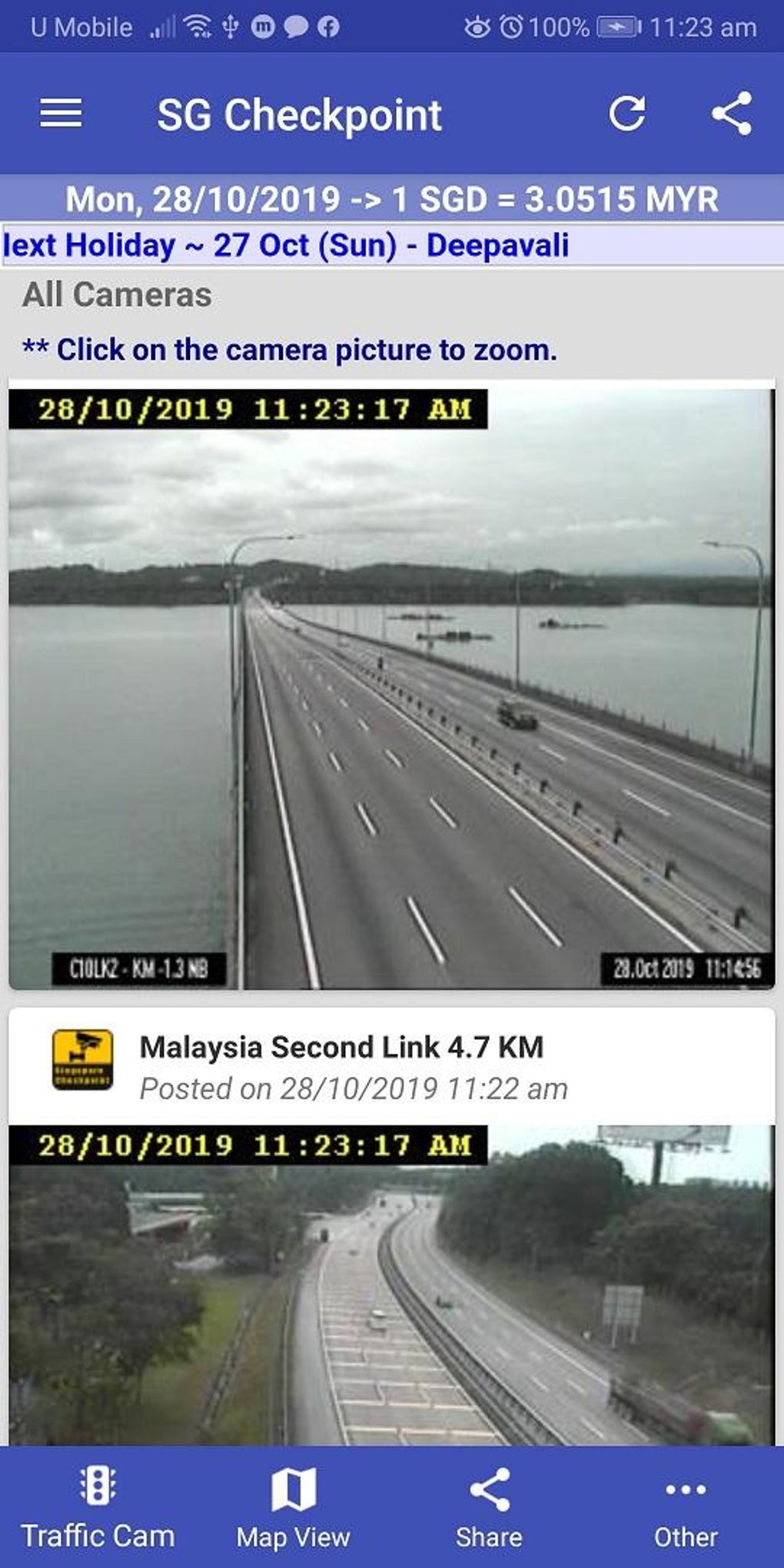 Singapore Checkpoint Traffic for Android - Download