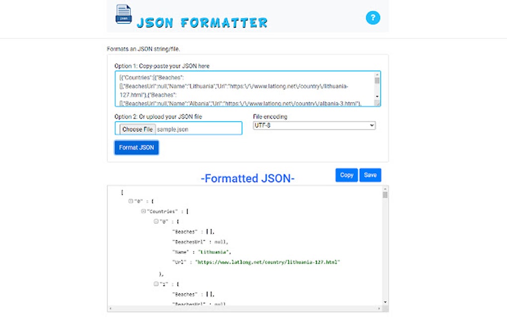 JSON Formatter pour Google Chrome - Extension Télécharger