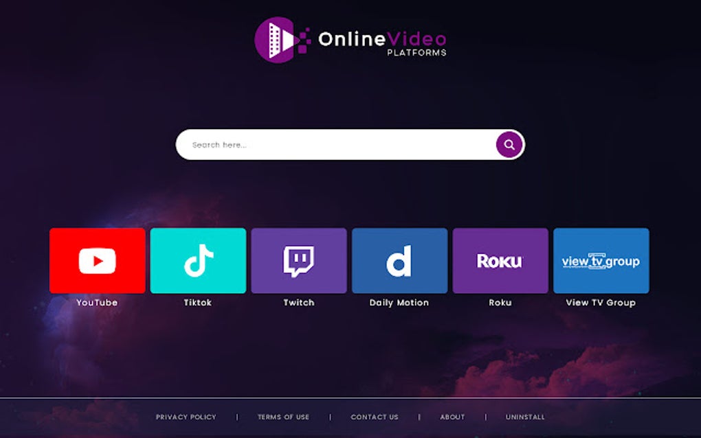 Online Video Platforms for Google Chrome - Extension Download