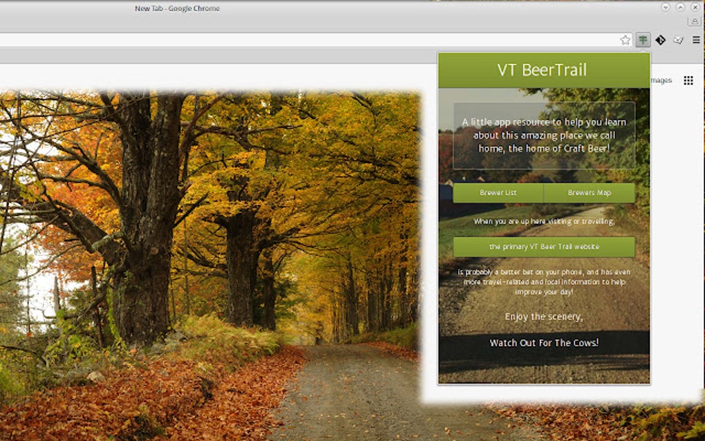 VT Beer Trail for Google Chrome - Extension Download