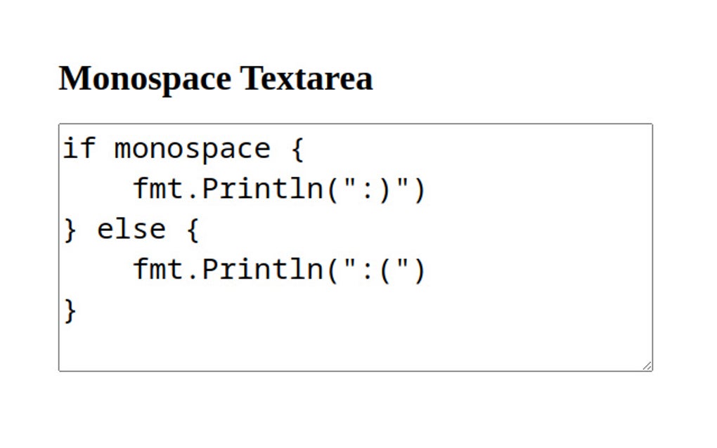 Monospace Textarea para Google Chrome - Extensión Descargar