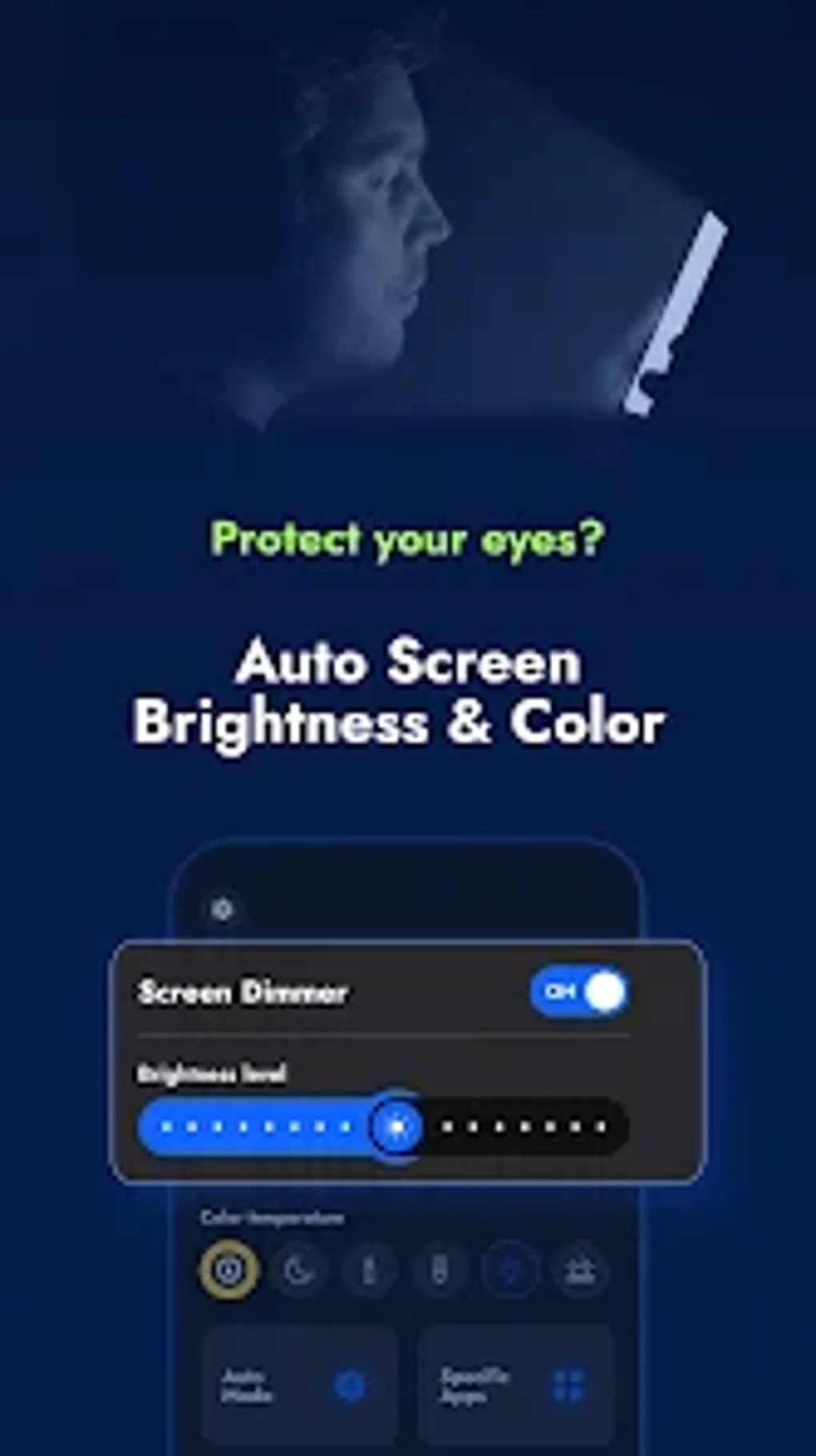 Auto Screen Brightness Color สำหรับ Android - ดาวน์โหลด