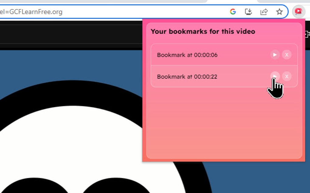 Youtube Bookmark for Google Chrome - Extension Download