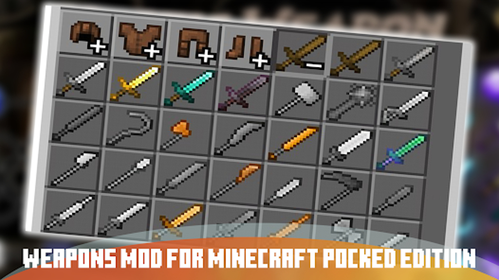 More Weapons Mods Skins MCPE for Android - Download