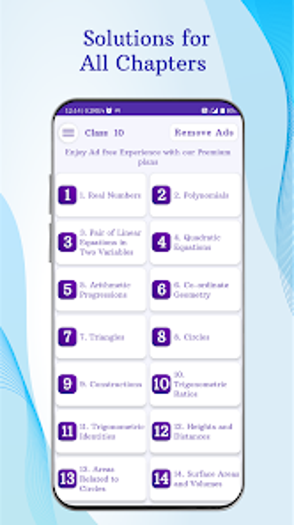 RD Sharma Class 10 Solutions per Android - Download