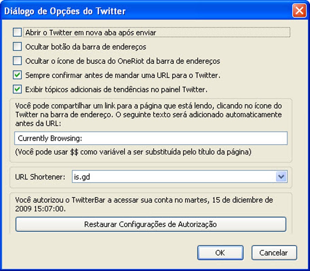 TwitterBar - Download