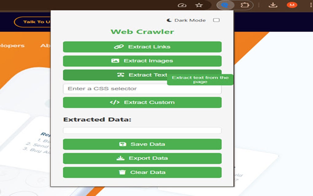 Web Crawler para Google Chrome - Extensión Descargar