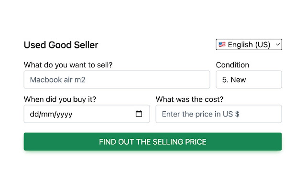 Used Good Seller para Google Chrome - Extensión Descargar