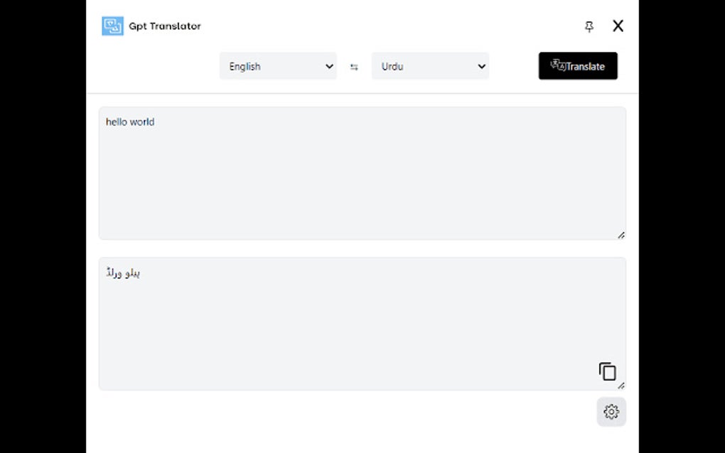 GPT Translator Google Chrome 용 - 확장 프로그램 다운로드