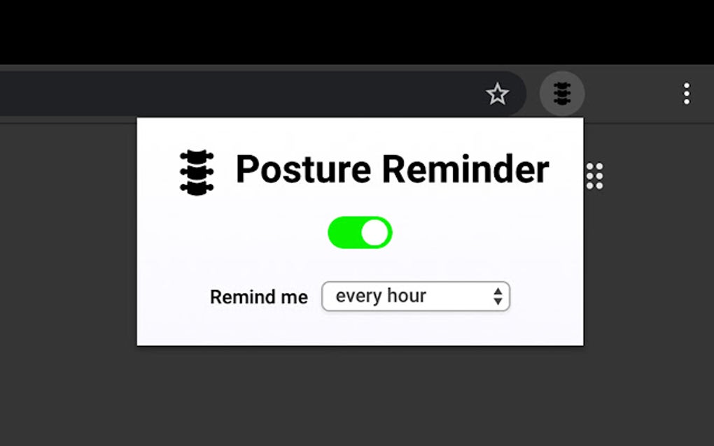 Posture Reminder for Google Chrome - Extension Download