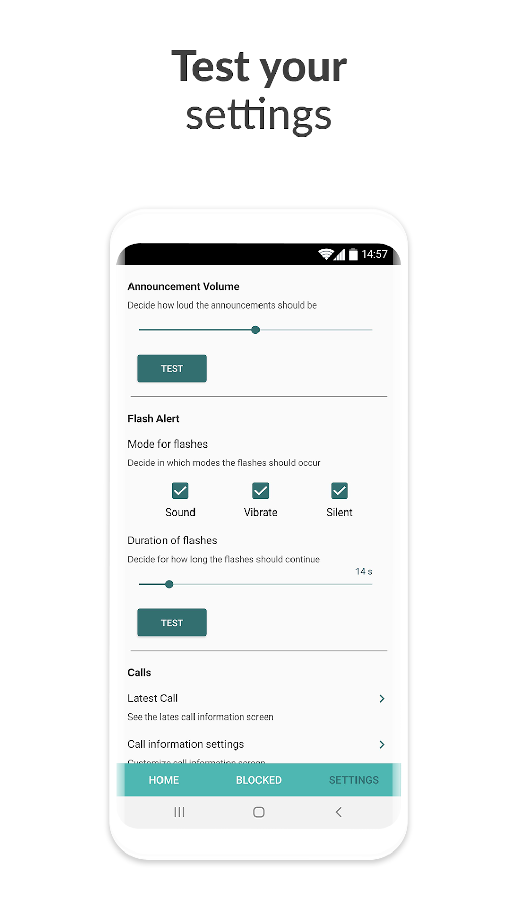 Call Name Announcer Blocker para Android - Descargar
