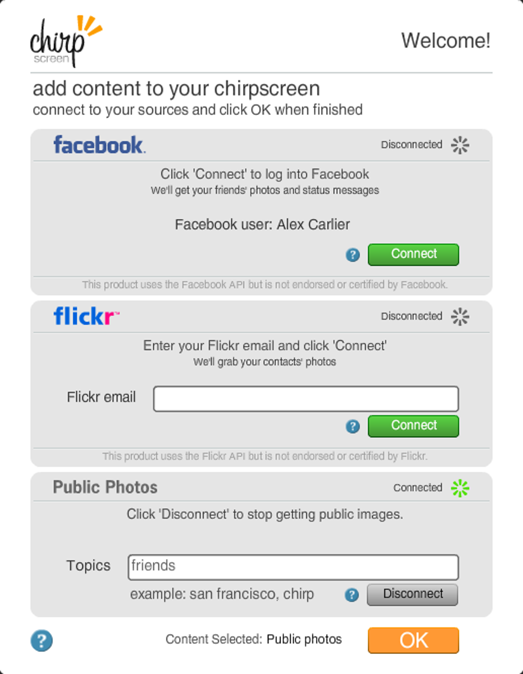 Chirpscreen - Télécharger