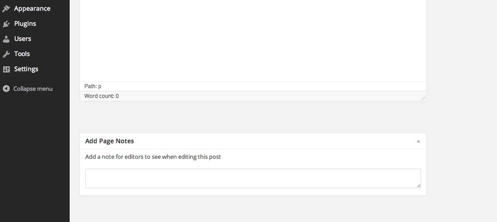 WordPress 용 Admin Page Notes - 다운로드
