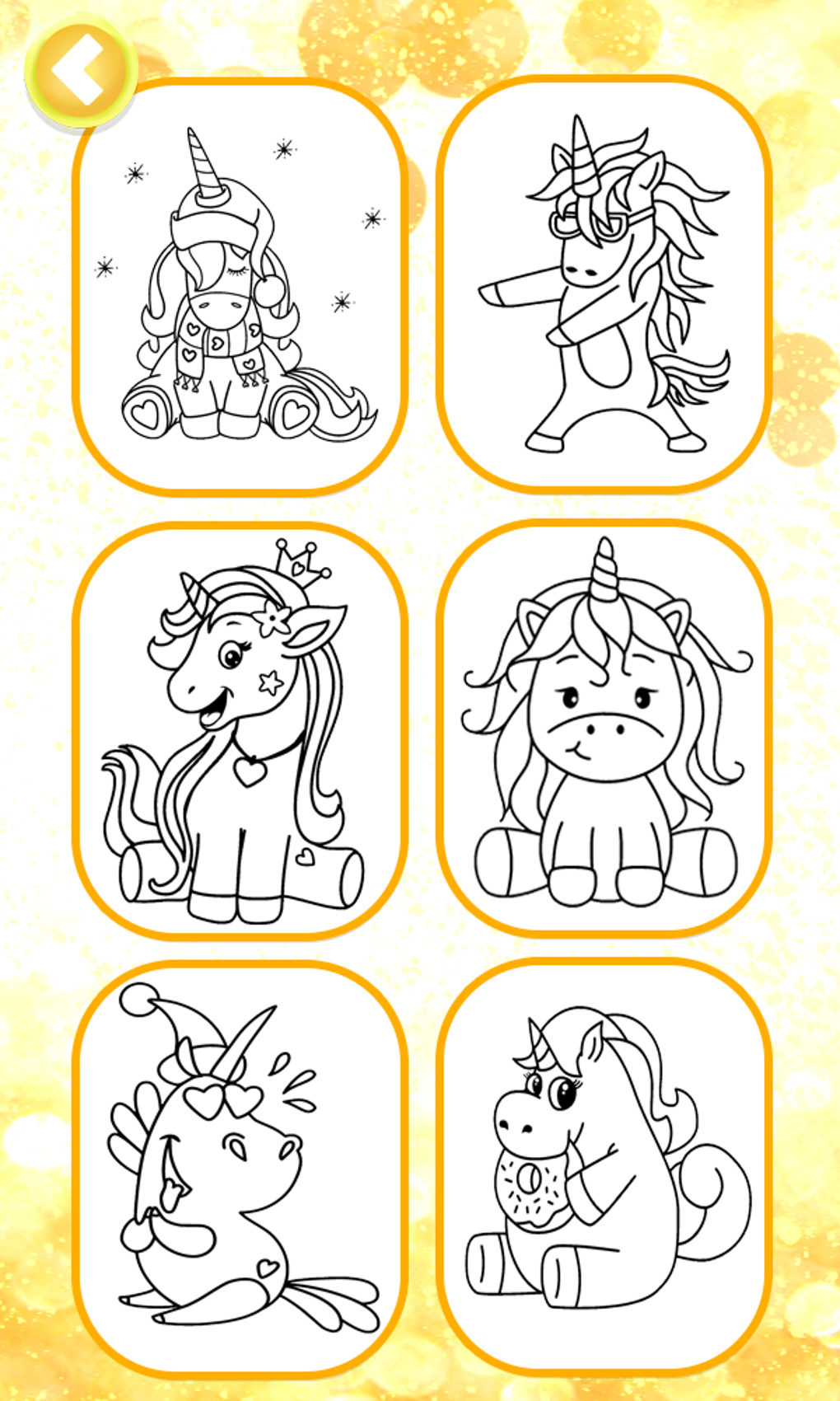 Unicorn Coloring Book Glitter para Android - Download