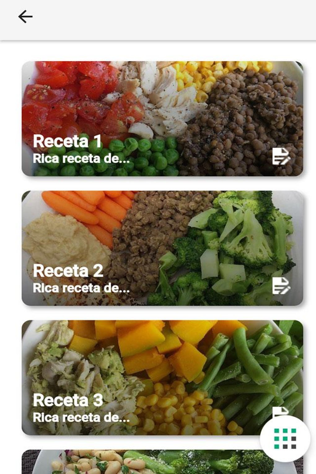 Healthy homemade and easy lunch recipes for Android - Download