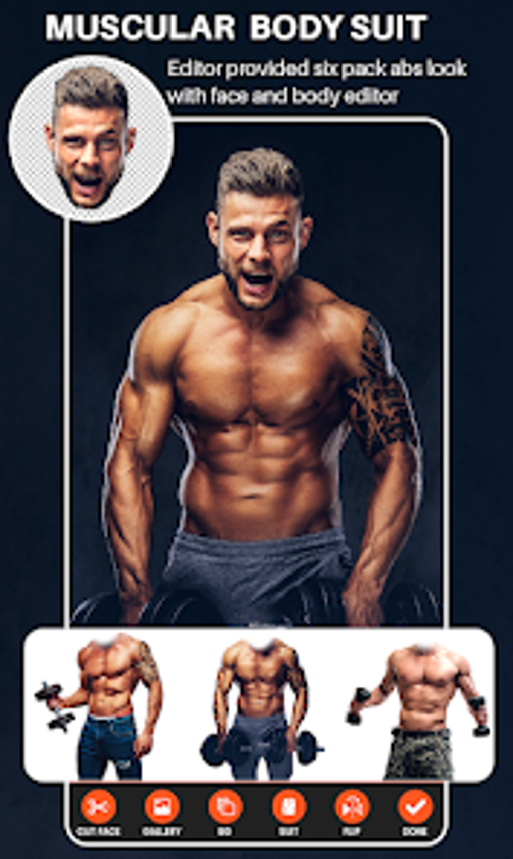 Body Builder Photo Suit Editor for Android - Download