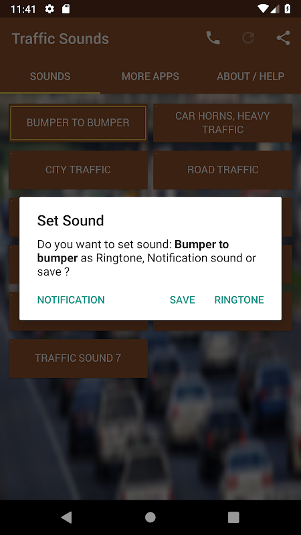 Traffic Sounds APK per Android - Download