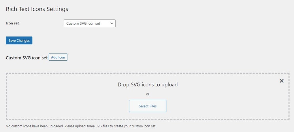 JVM Gutenberg Rich Text Icons para WordPress - Descargar