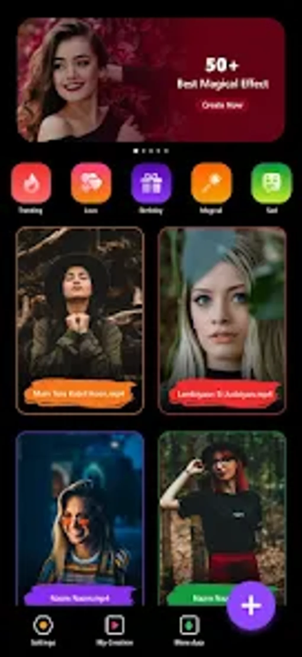 VidBuzz - Particle Video Maker for Android - Download