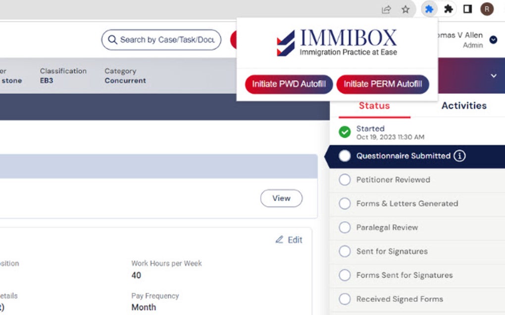 ImmiBox E-File for Google Chrome - Extension Download