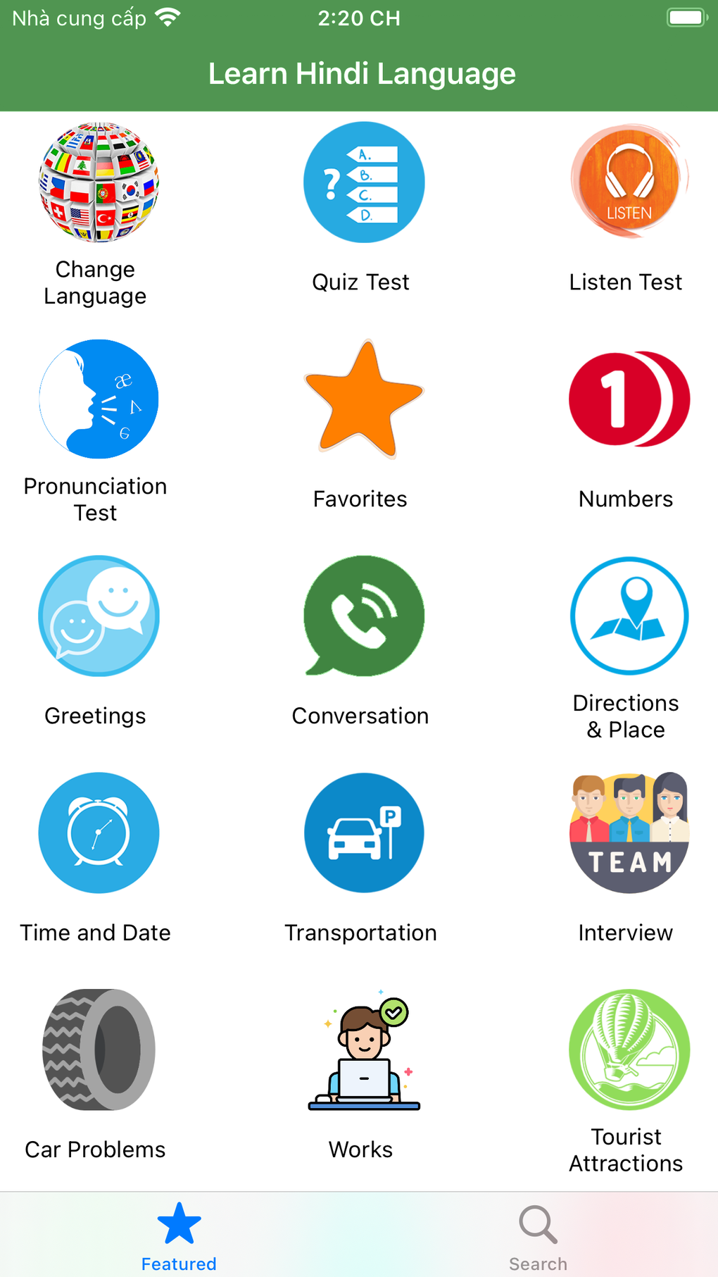 iPhone için Learn Hindi Quick Phrasebook - İndir