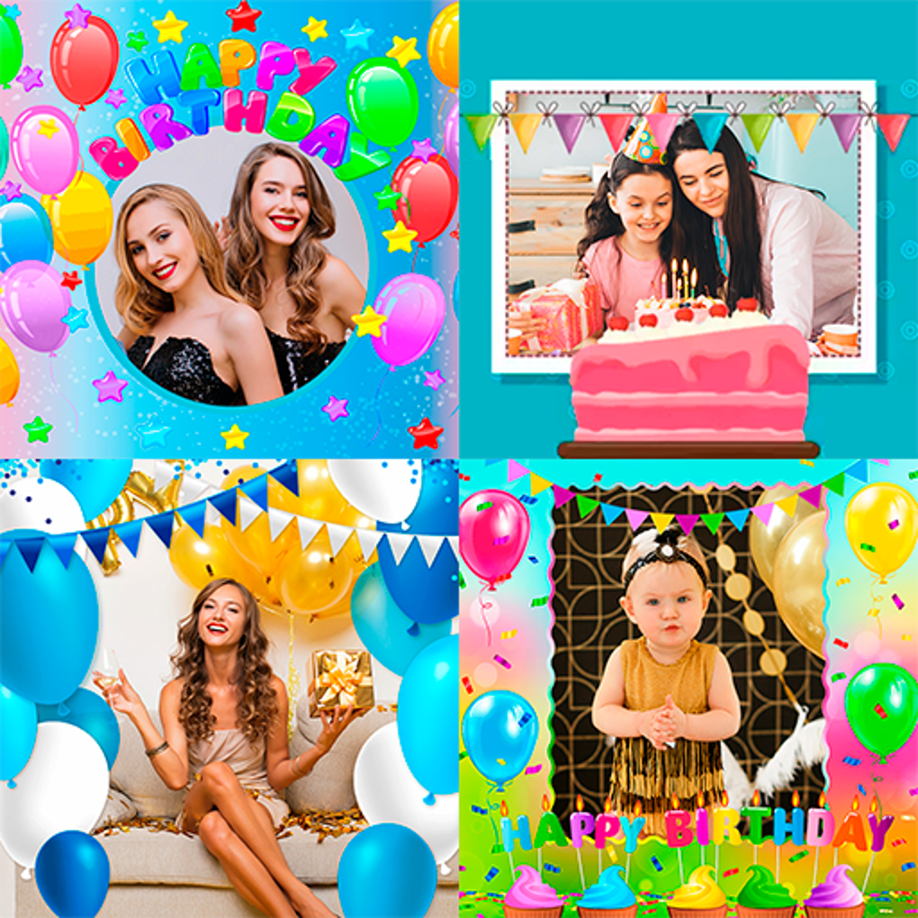 Android için Happy birthday frame APK - İndir