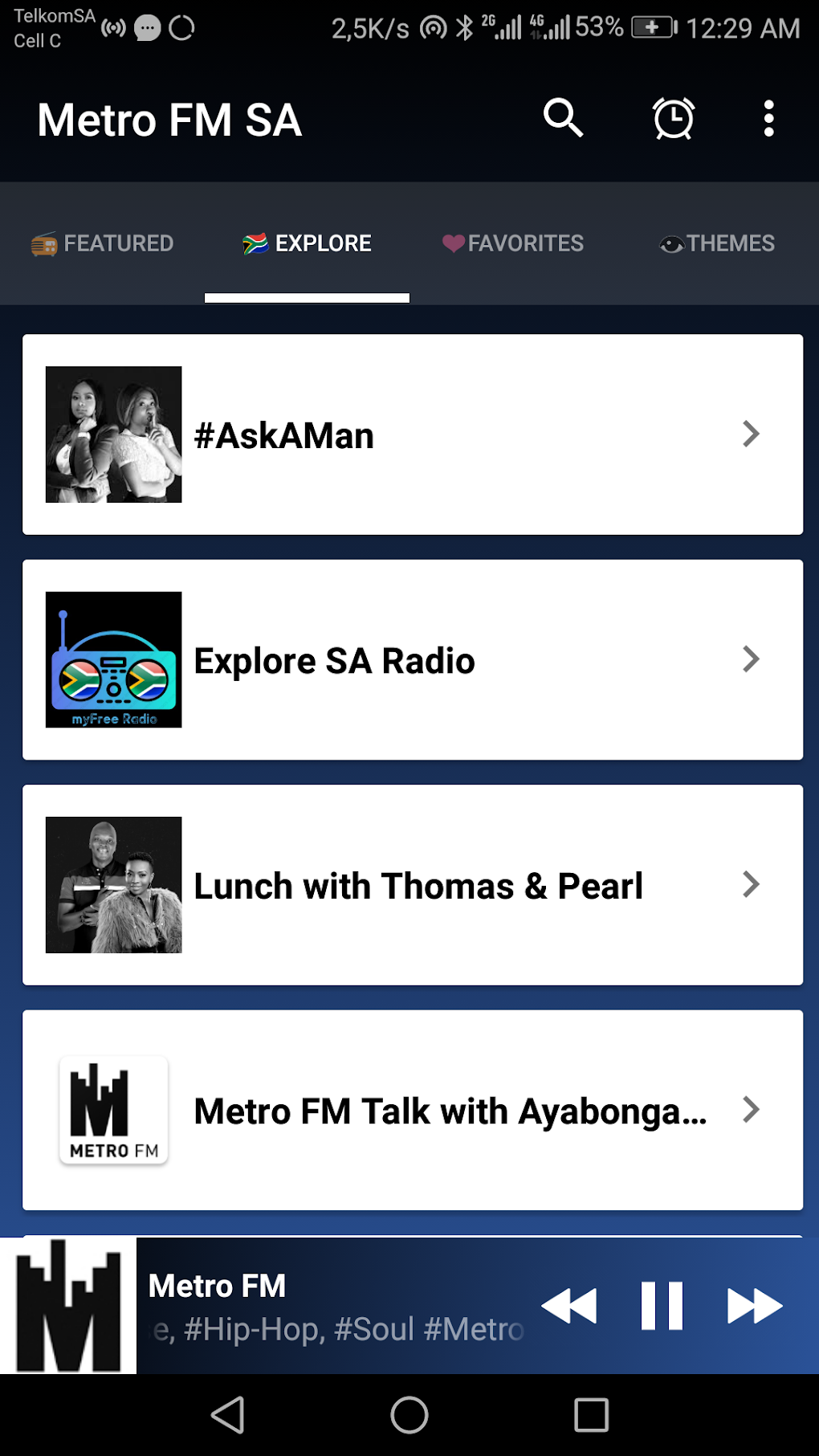 Metro FM SA - SABC Radio for Android - Download