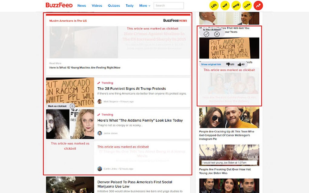 ClickBait Blocker para Google Chrome - Extensión Descargar