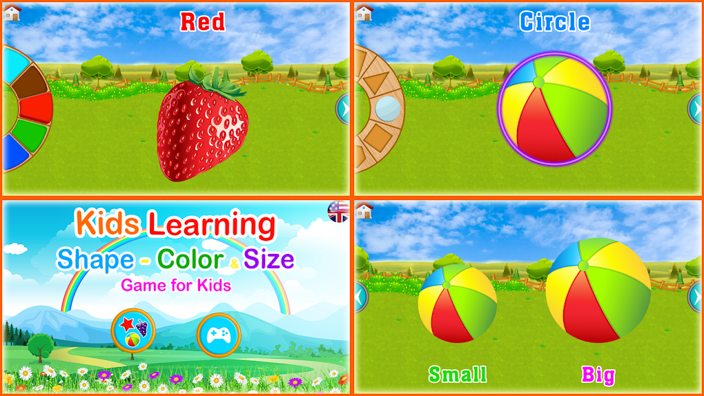 Baby Games: Shape Color Size for Android - Download