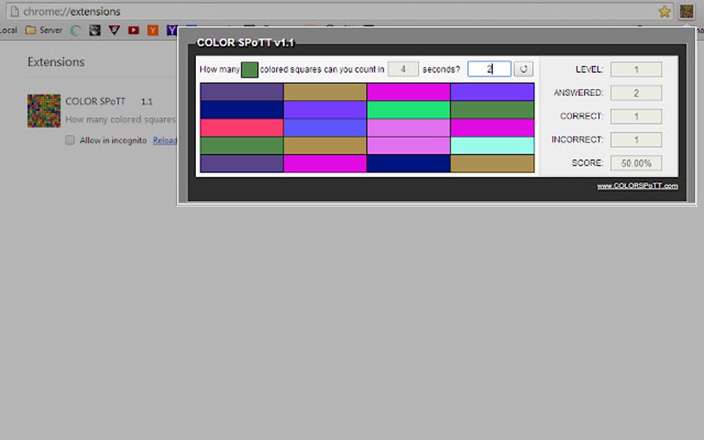 COLOR SPoTT для Google Chrome - Расширение Скачать