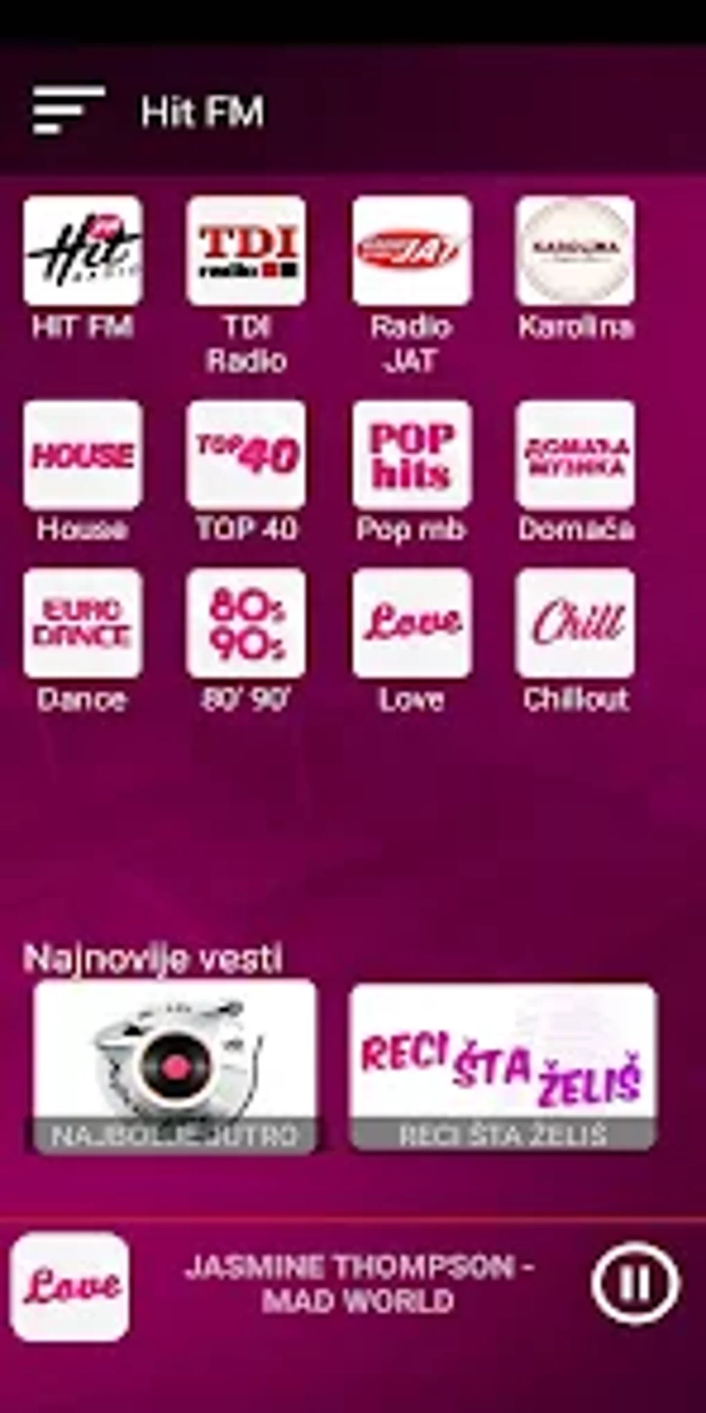 Hit FM para Android - Descargar