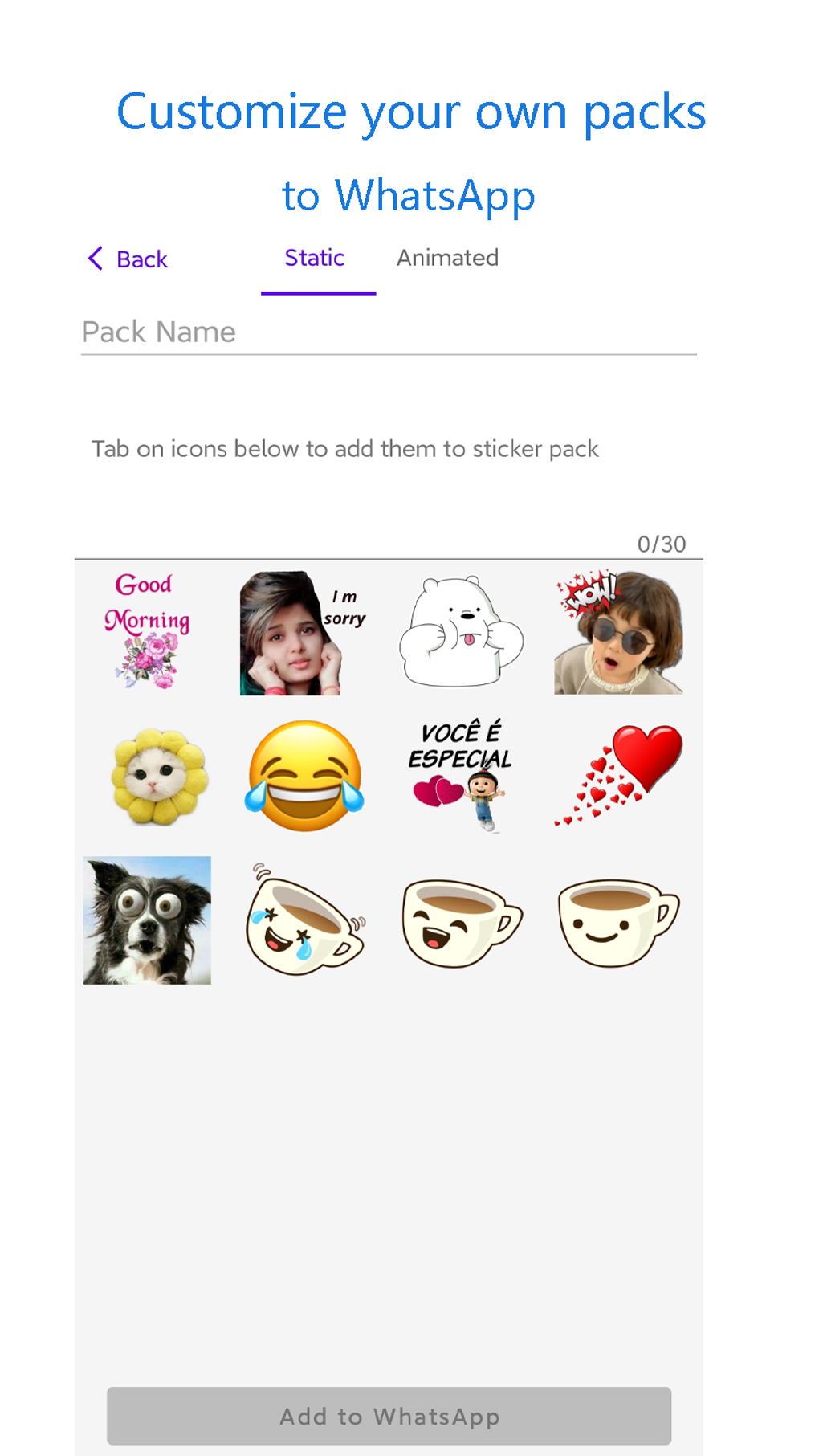 Animated Sticker for WhatsApp para Android - Descargar