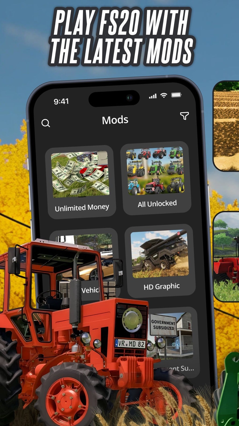 iPhone 용 Mods for Farming Simulator 20 - 다운로드