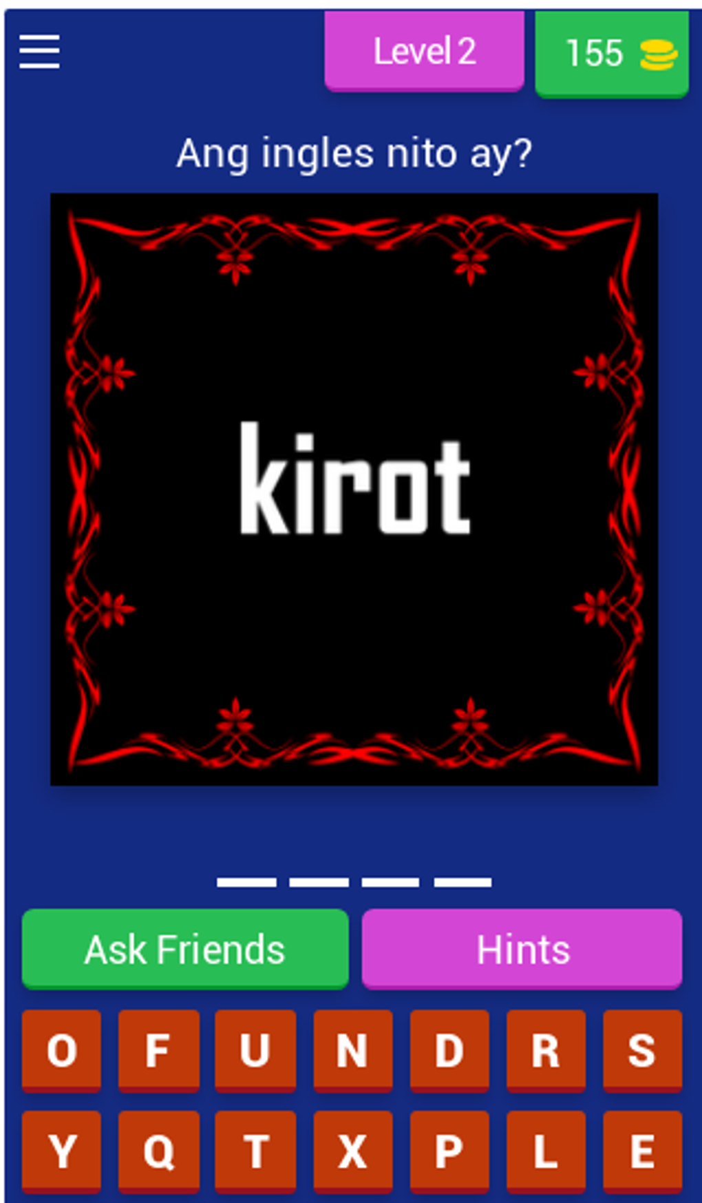 Tagalog To English Quiz Game For Android 