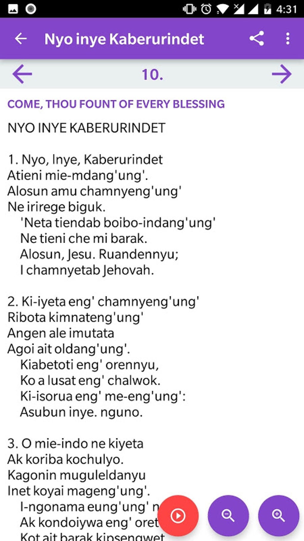 Kalenjin Hymns APK para Android - Descargar