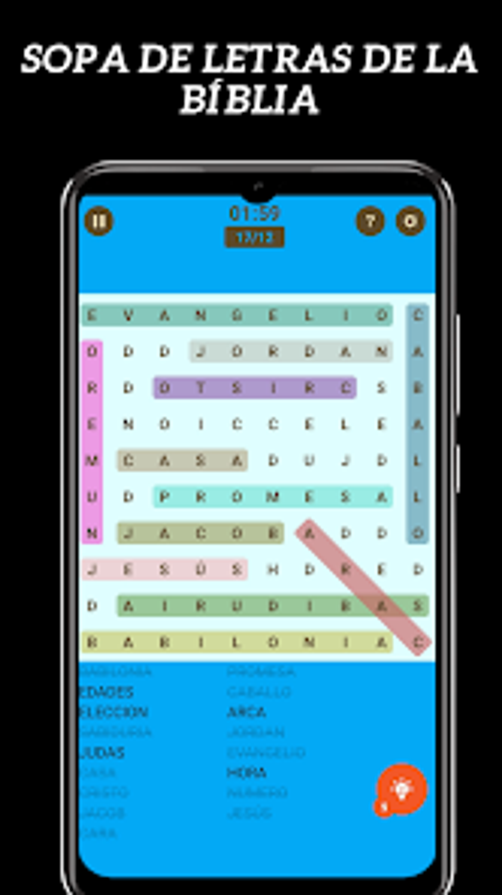 Sopa de Letras de la Bíblia pour Android - Télécharger