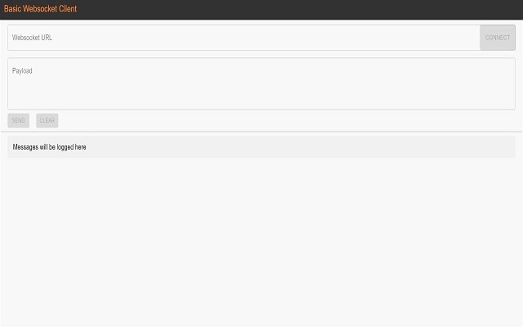 Basic Websocket Client for Google Chrome - Extension Download