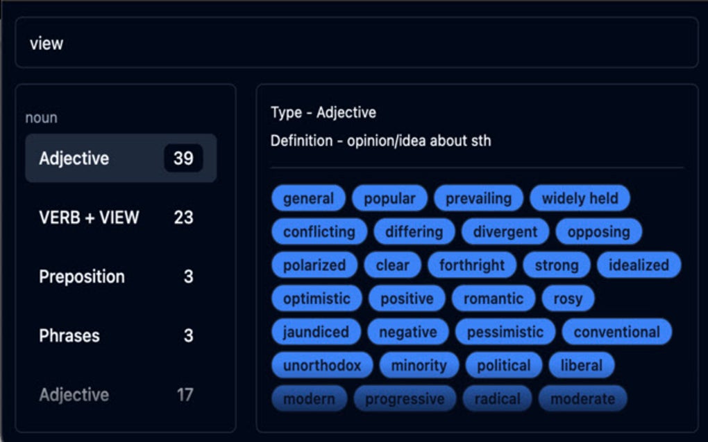 Online Oxford Collocation Dictionary for Google Chrome - Extension Download