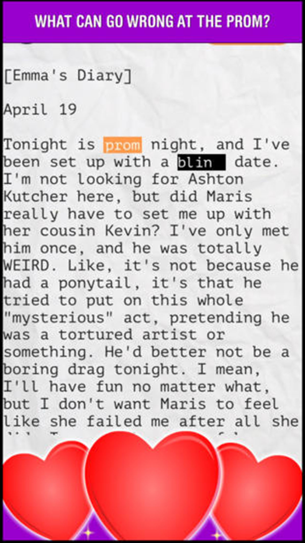 A Prom High School Sim Story - a Life Romance Dating Game for iPhone ...