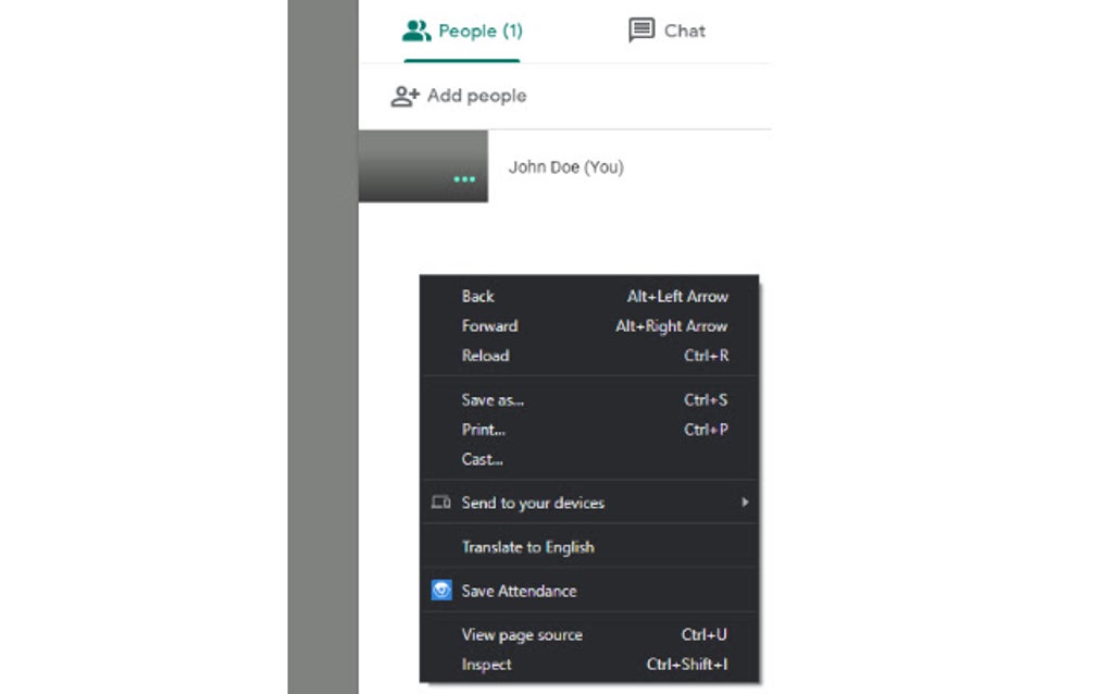 Google Meet Attendance for Google Chrome - Extension Download
