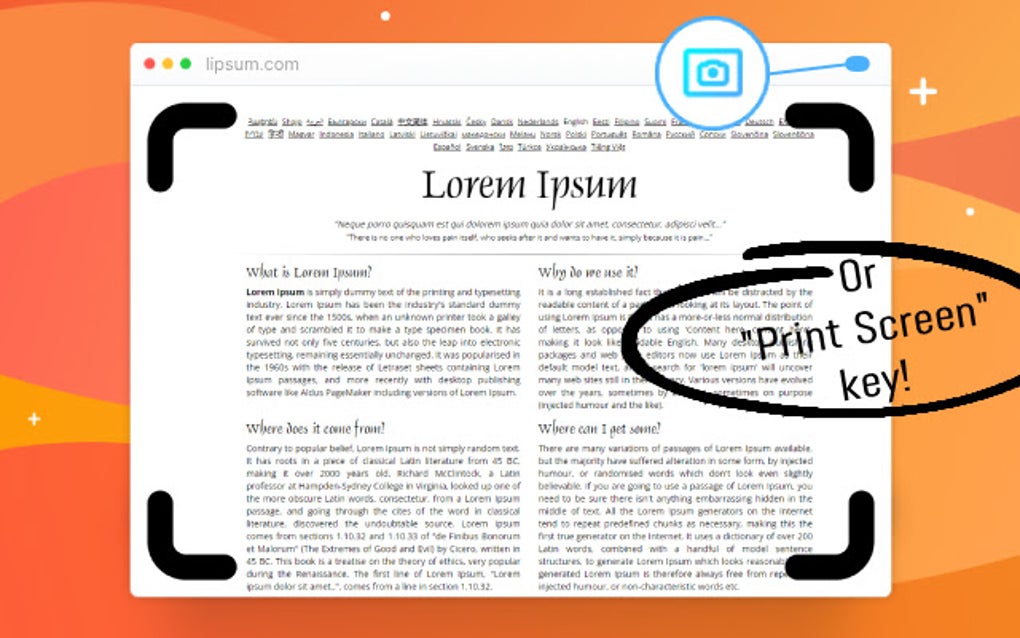 Instashot - Instant Screenshot สำหรับ Google Chrome - ส่วนขยาย ดาวน์โหลด