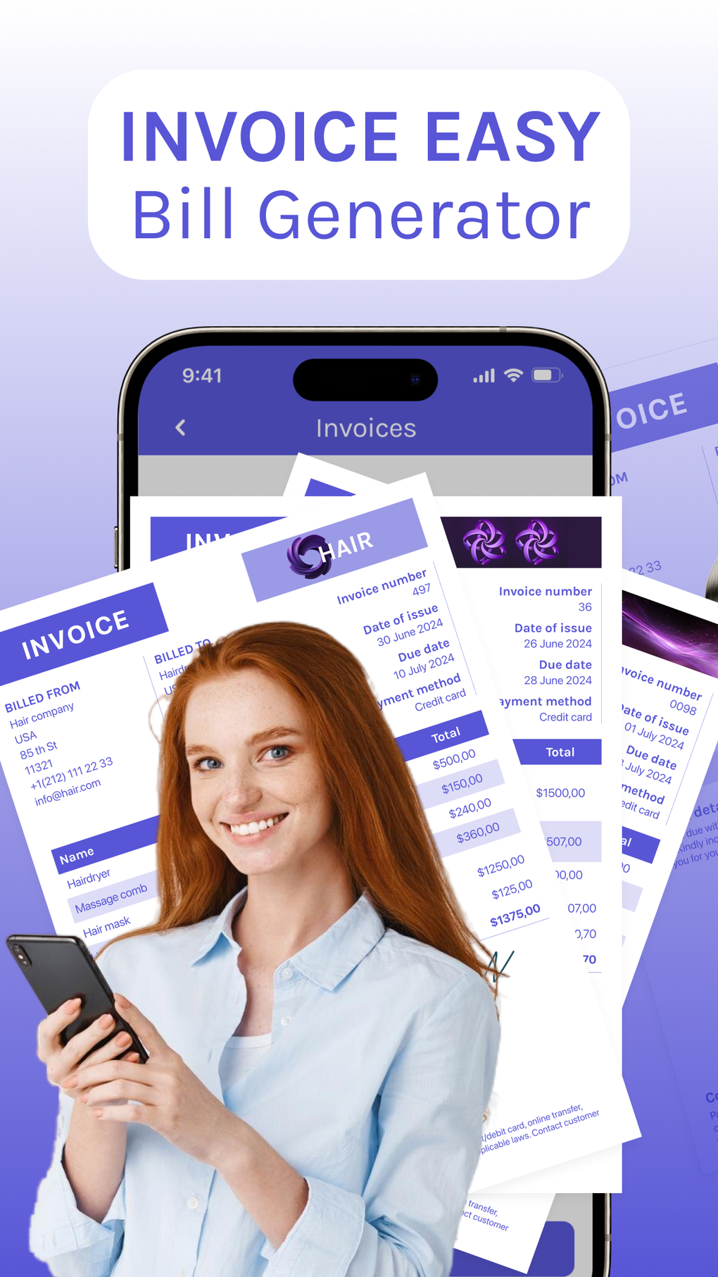 Invoice Maker - Bill Generator para iPhone - Descargar