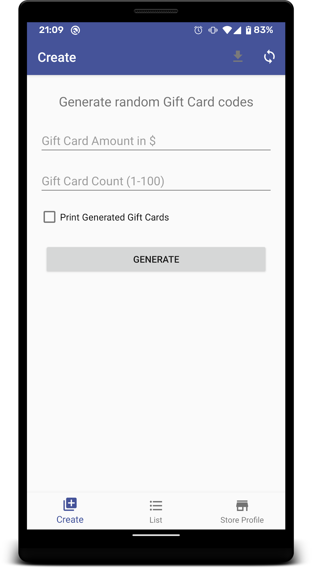 Gift Card Creator para Android - Descargar