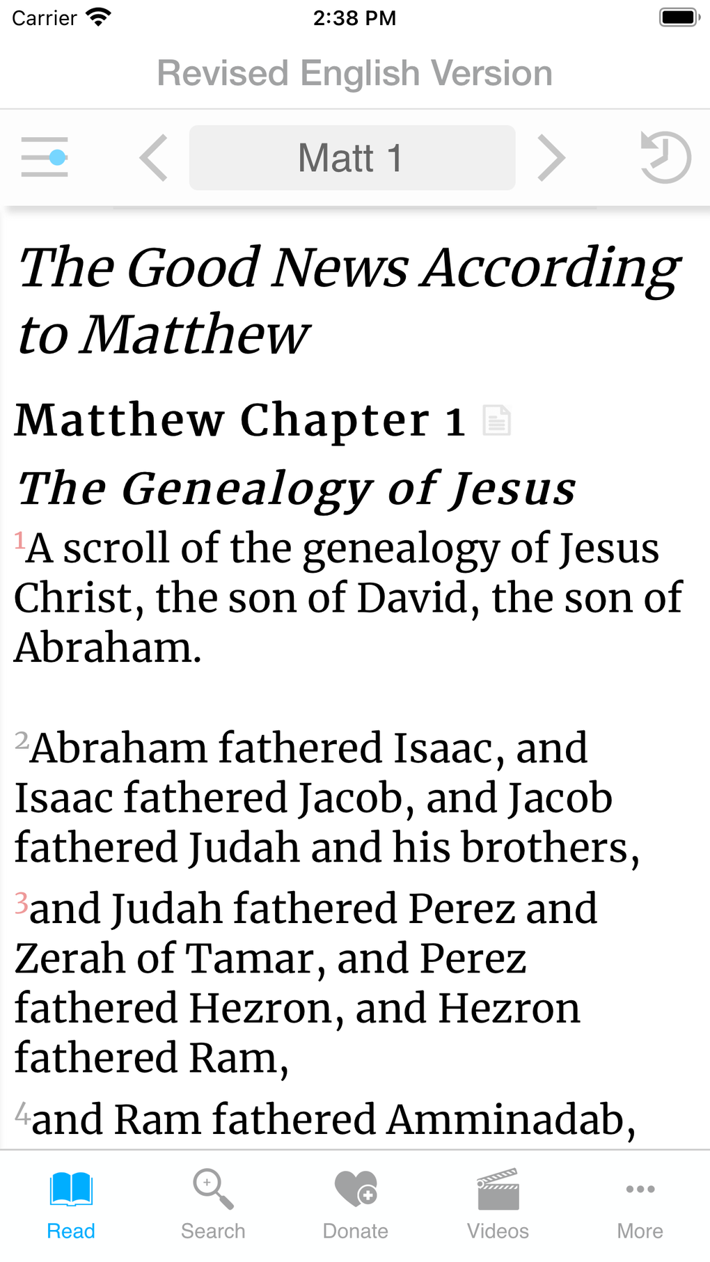 REV Bible App for iPhone - 無料・ダウンロード