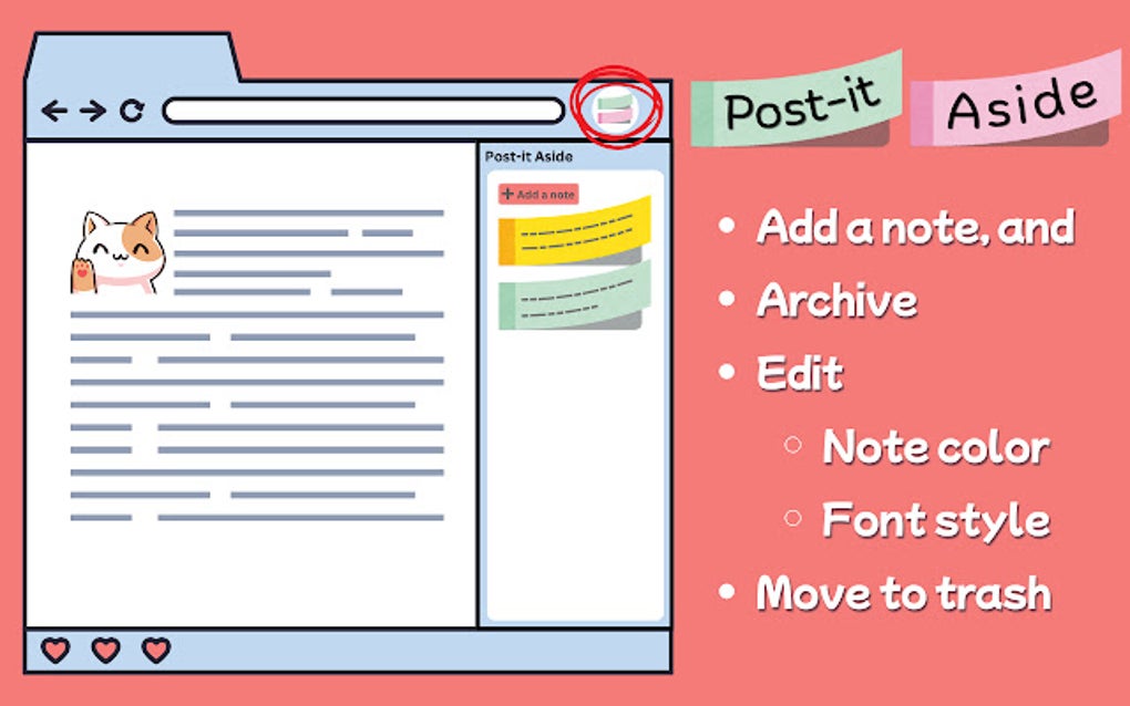 Post-it Aside: Sticky Notes in Side Panel para Google Chrome ...