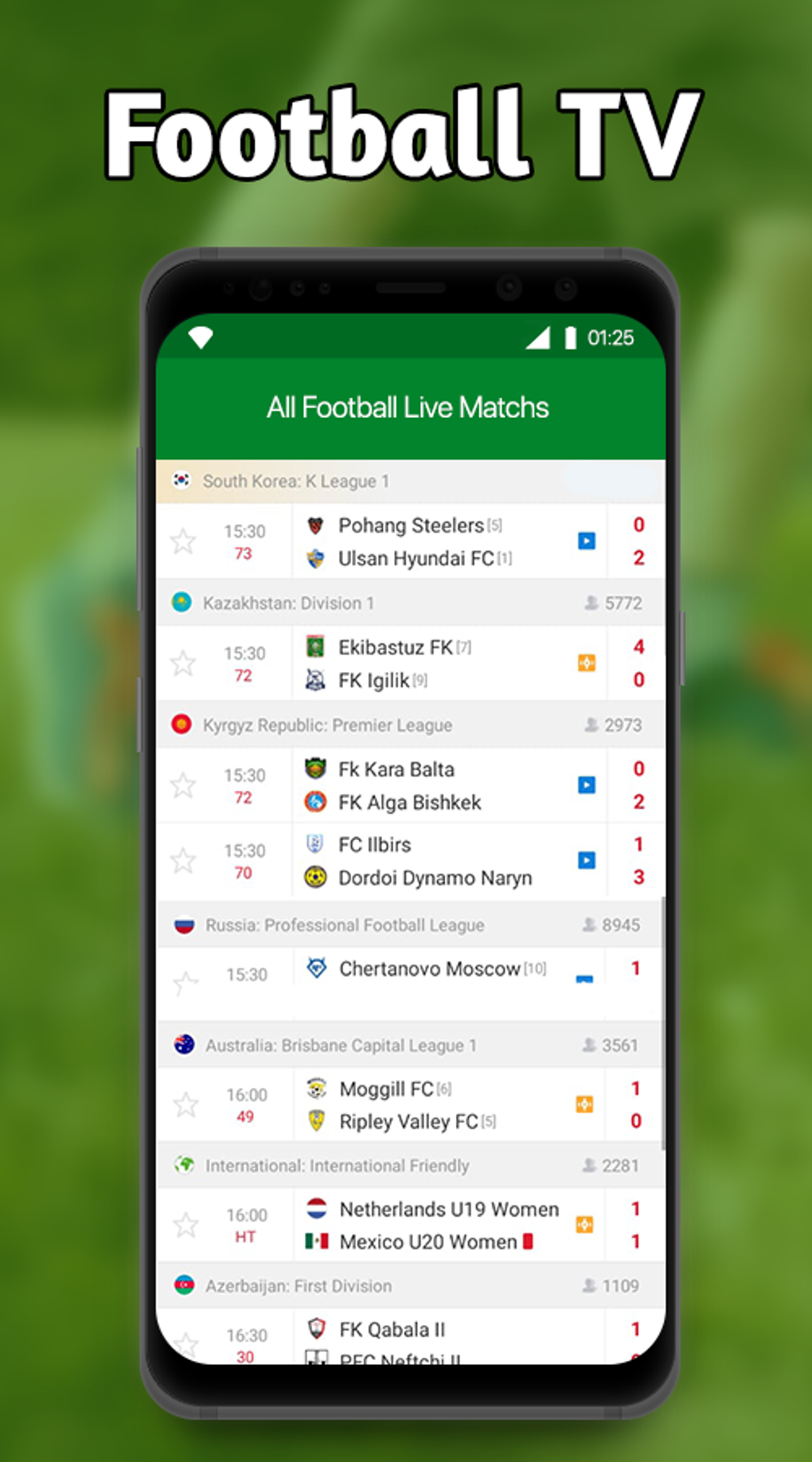 Live Football TV Streaming HD for Android - Download