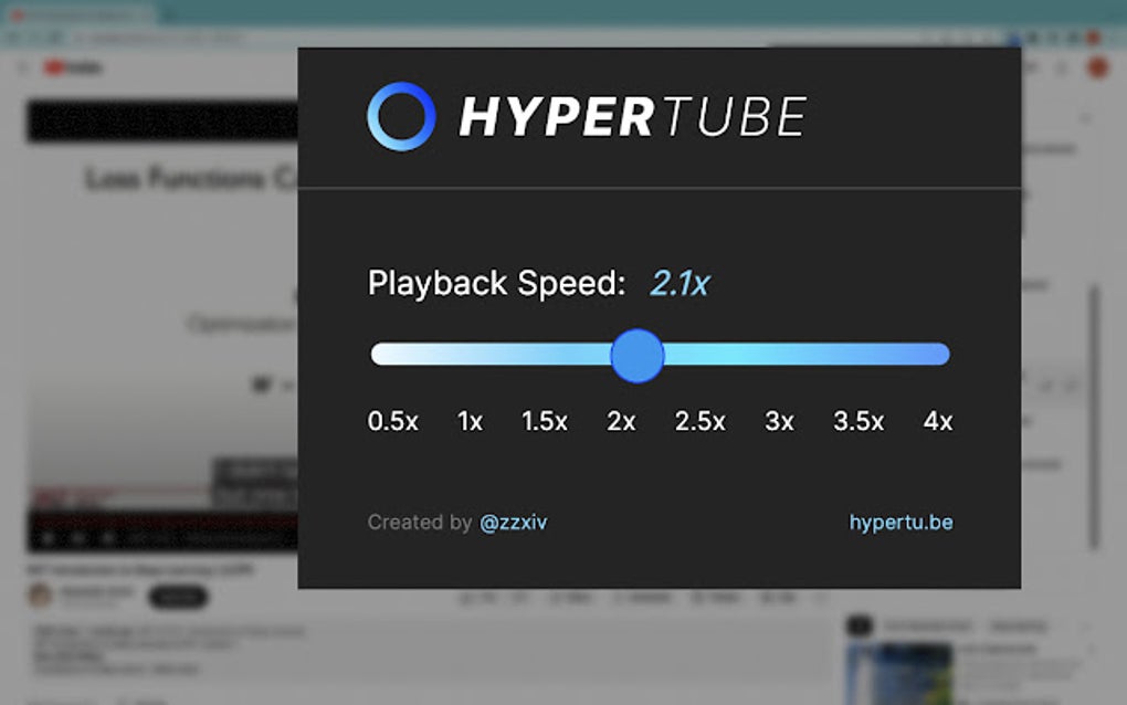 HyperTube Google Chrome 용 - 확장 프로그램 다운로드