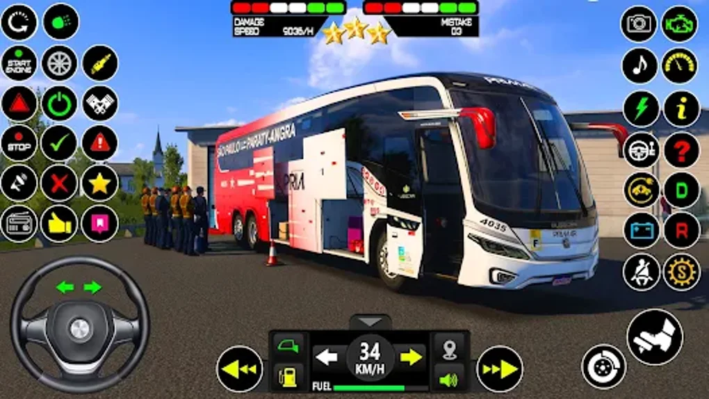 Android için Offroad Bus driving Game 2024 - İndir